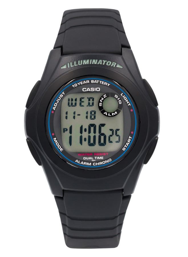 Buy Casio Watch Qatar, Men's Digital Grey Dial Watch - F-200W-1A | Time ...