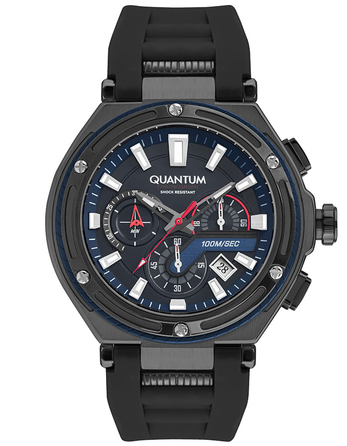 Buy Quantum Men's Black dial Chronograph watch - HNG1010.051