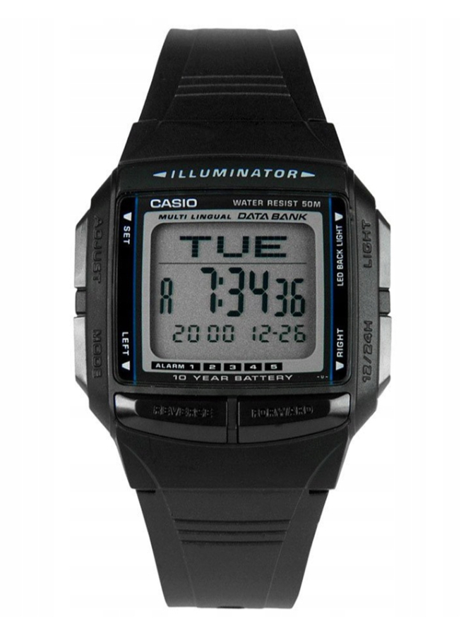 Buy Casio Watch Qatar, Men's Digital Grey Dial Watch - DB-36-1A | Time ...