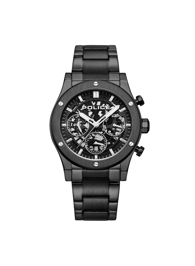Buy POLICE KNOTTY Men's Multi Function Black Dial Watch - PEWJK0006401 Buy POLICE KNOTTY Men's Multi Function Black Dial Watch - PEWJK0006401